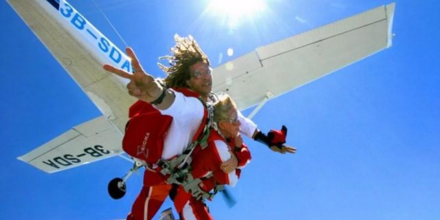 Saut en parachute Tandem à l’Île Maurice - Vacances Maurice